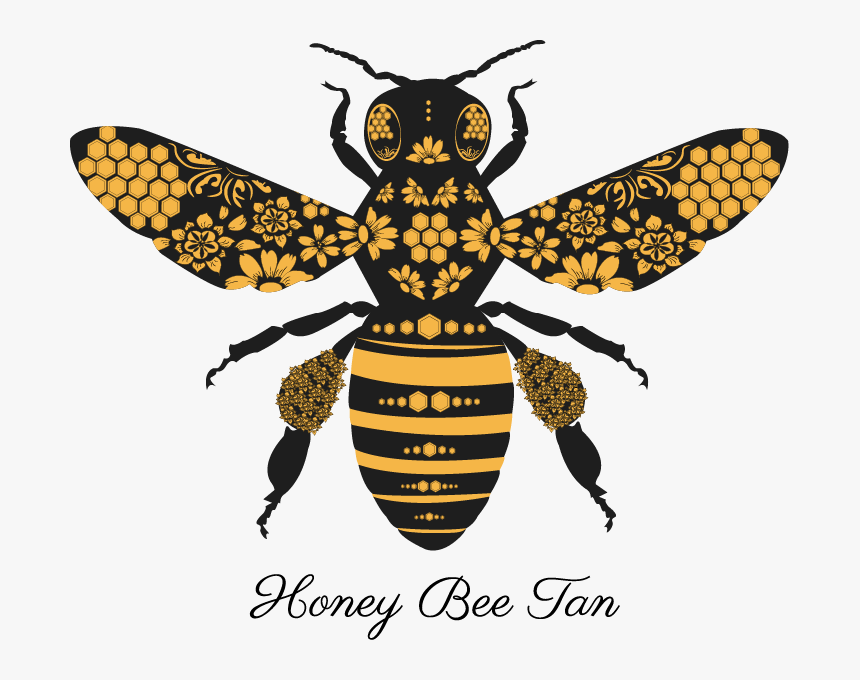 Honey Bee Tan Logo, HD Png Download , Transparent Png Image - PNGitem