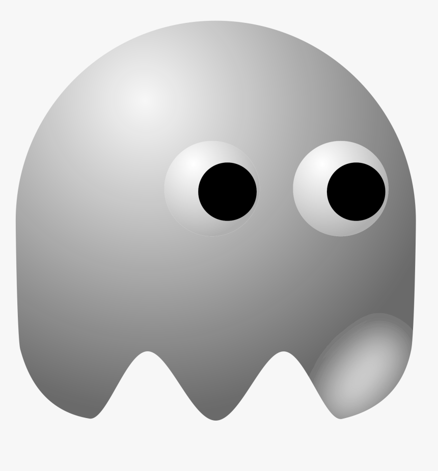 Ghost Clipart Pac Man - Pac Man's Silver Ghosts Png, Transparent Png ...