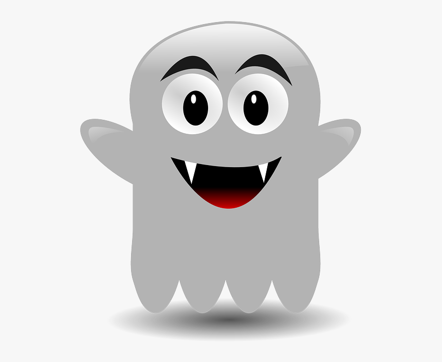 Vector Graphic Ghost Vampire Cartoon Friendly - Ghost Clip Art, HD Png ...