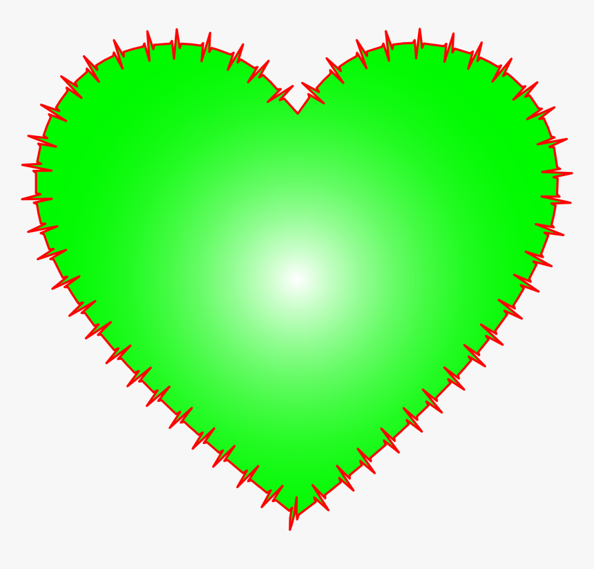 Heart,symbol,green - Transparent Background Pixel Heart, HD Png ...