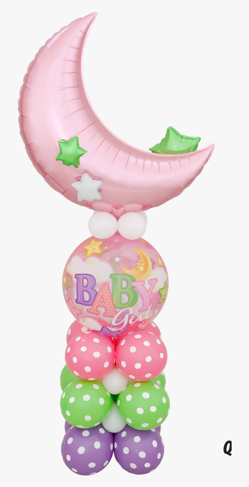 Baby Crescent Moon , Png Download - Balloon, Transparent Png ...
