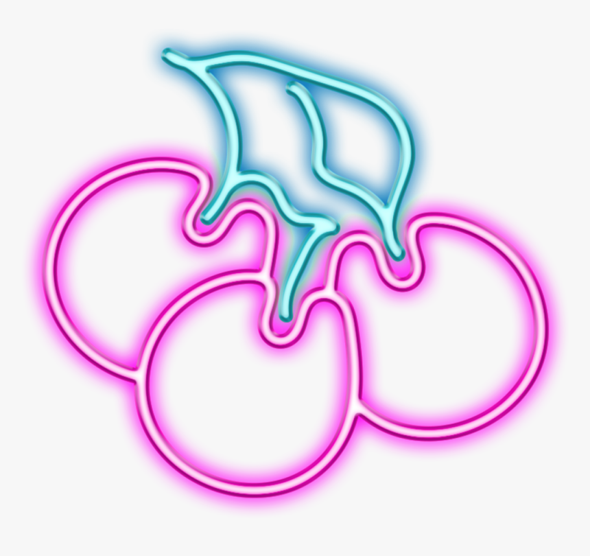 Neon Cherries-png, Transparent Png , Transparent Png Image - PNGitem