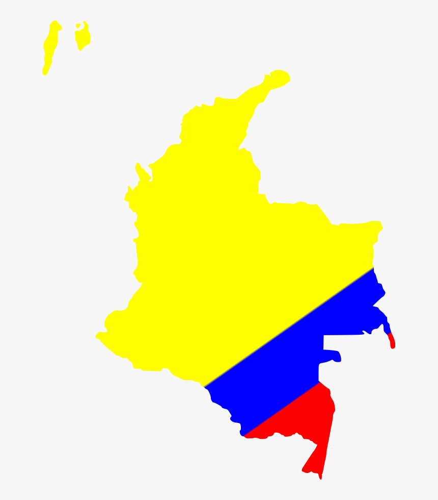 Map Of Colombia Svg Clip Arts - Colombia Map Clipart, HD Png Download ...