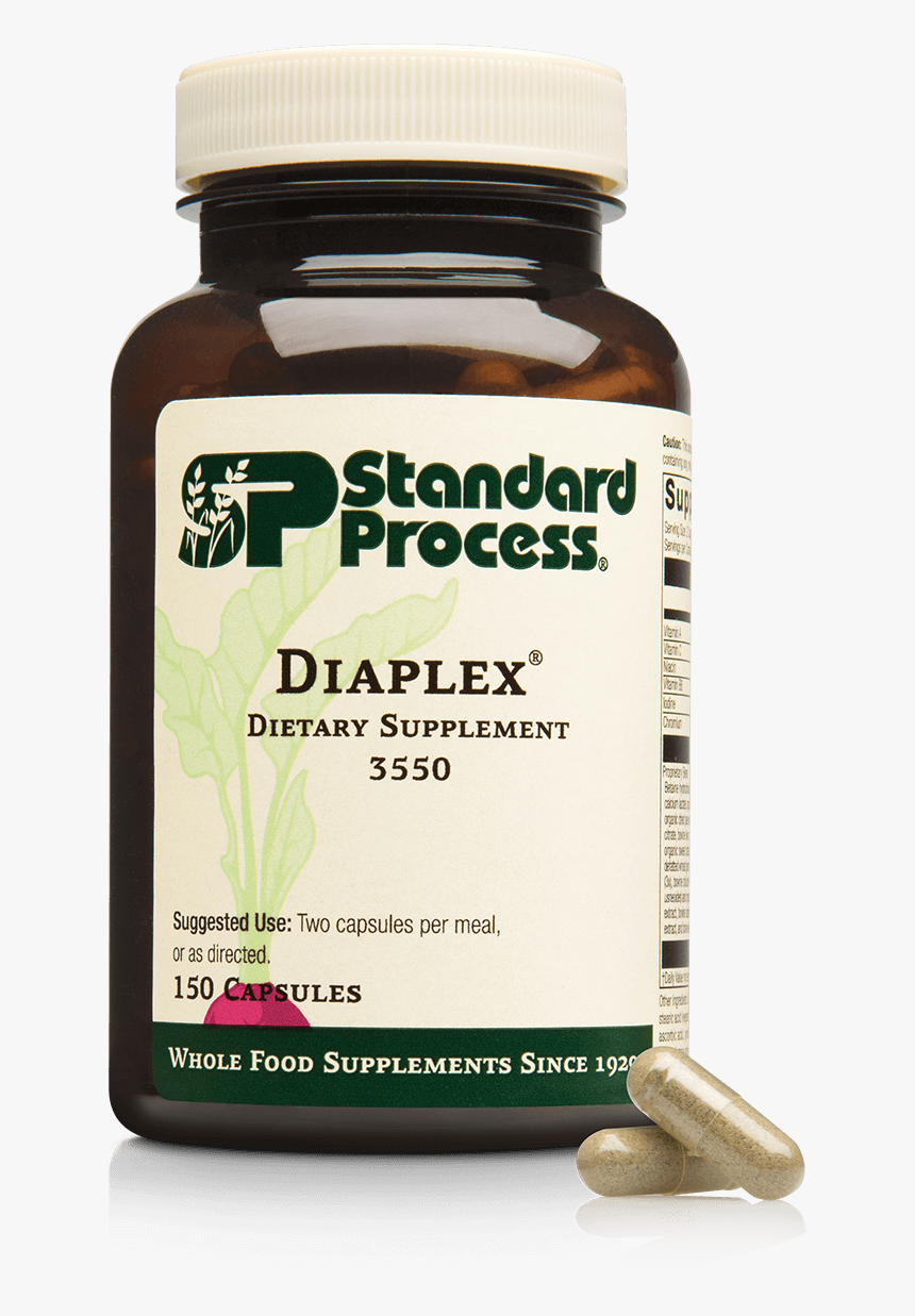 3550 Diaplex Bottle Capsule - Standard Process, HD Png Download ...