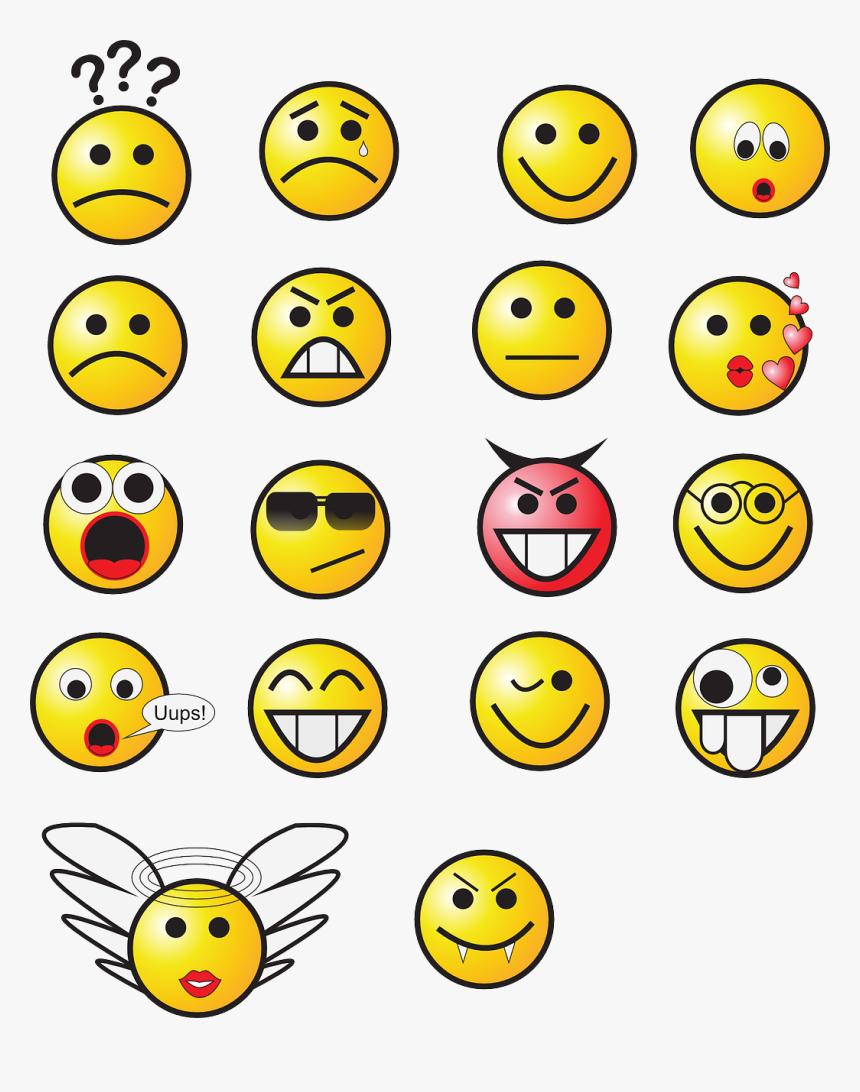 Smiley Faces Clip Art, HD Png Download , Transparent Png Image - PNGitem