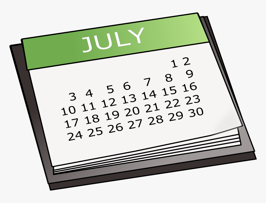 Basic Month Calender - Calendar Month Icon Transparent Background, HD ...