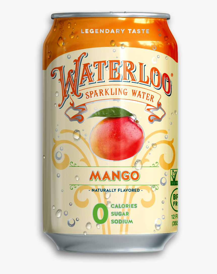 Can Mango - Waterloo Sparkling Water Flavors, HD Png Download ...