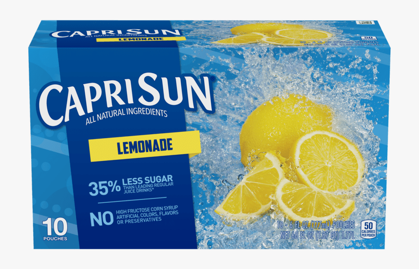 Lemonade Capri Sun, HD Png Download , Transparent Png Image - PNGitem