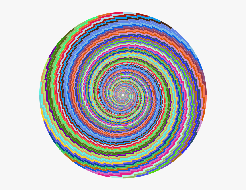 Colorful Swirl Vector Image - Cool Things To Look At When High, HD Png ...