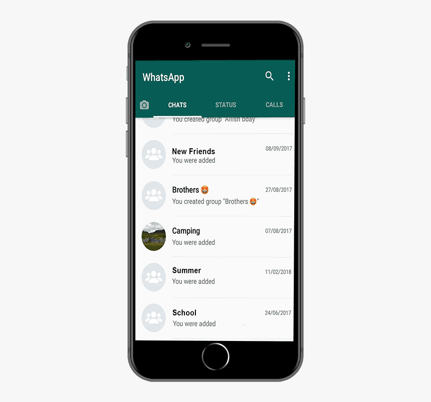 Whatsapp Screengrab - Whatsapp Chat Screen Png, Transparent Png ...