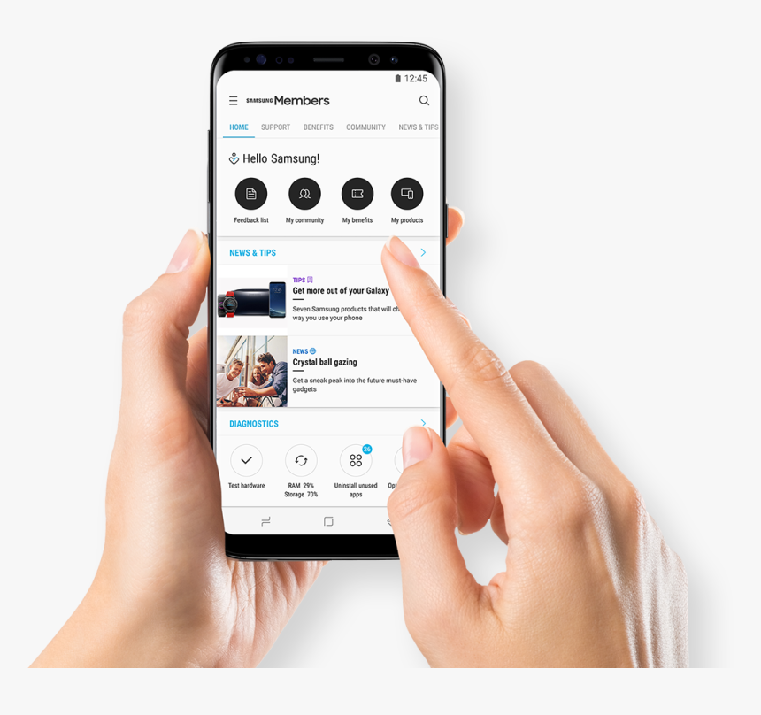 Mobile In Hand Png - Hand Cell Phone Png, Transparent Png , Transparent ...