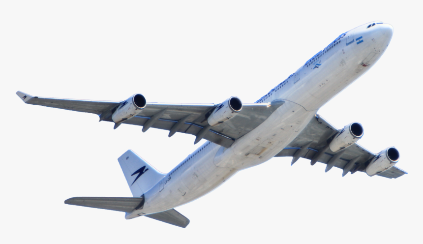 White Passenger Plane Flying On Sky Png Image - Transparent Background ...