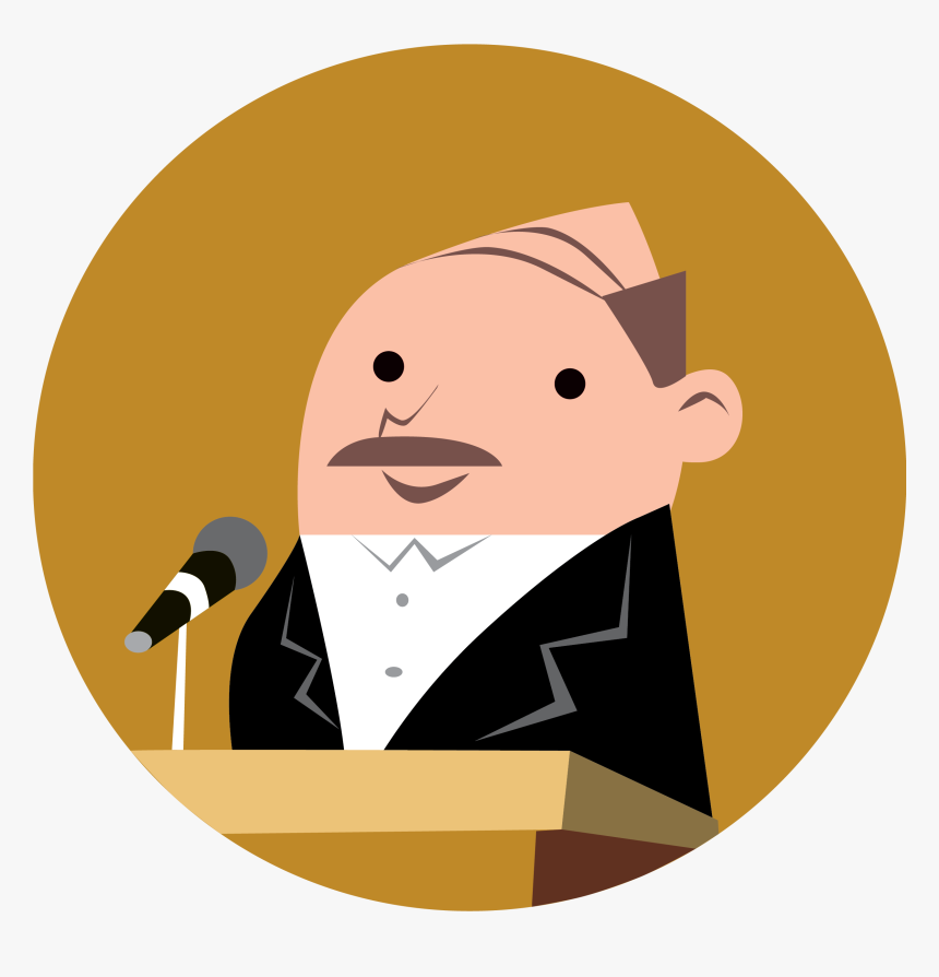 Man Giving Speech - Man Giving Speech Cartoon, HD Png Download ...