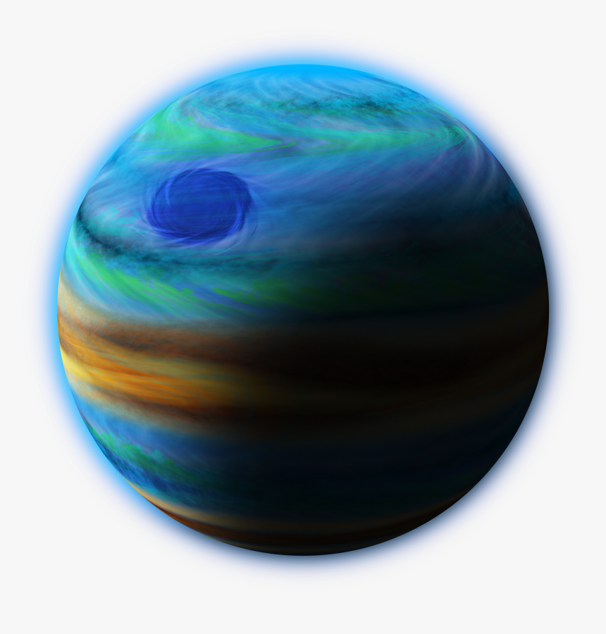Blue Gas Giant - Circle, HD Png Download , Transparent Png Image - PNGitem