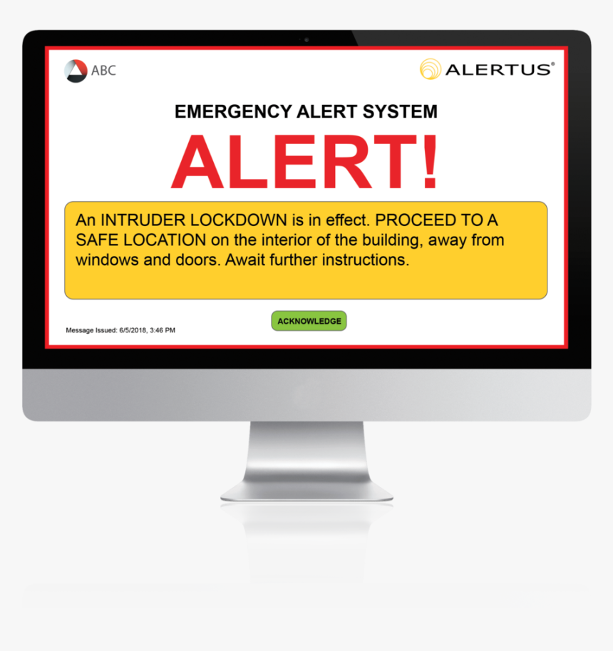 Desktop Notification - Computer Monitor, HD Png Download , Transparent ...