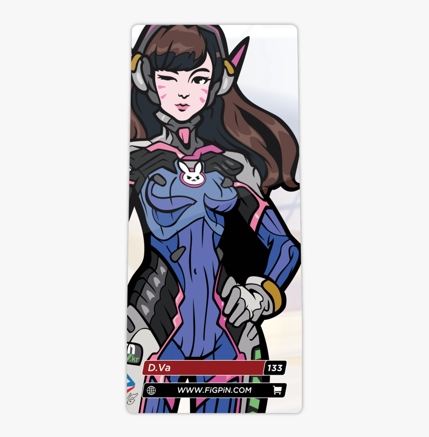 Va Enamel Pin Data Src //cdn - Overwatch Figpin D Va, HD Png Download ...