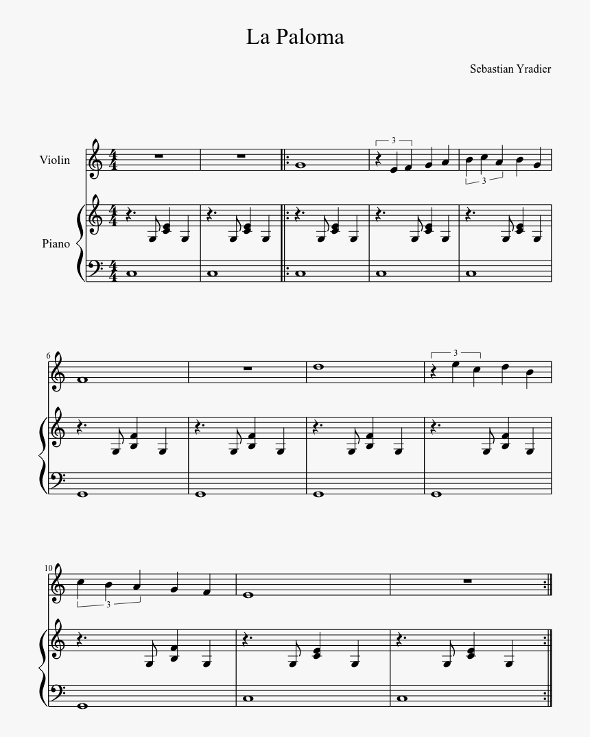 Mahna Mahna Piano Sheet Music, HD Png Download , Transparent Png Image ...