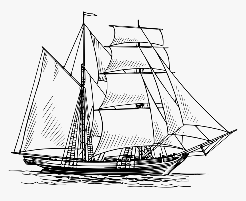 Ship Drawing, HD Png Download , Transparent Png Image - PNGitem