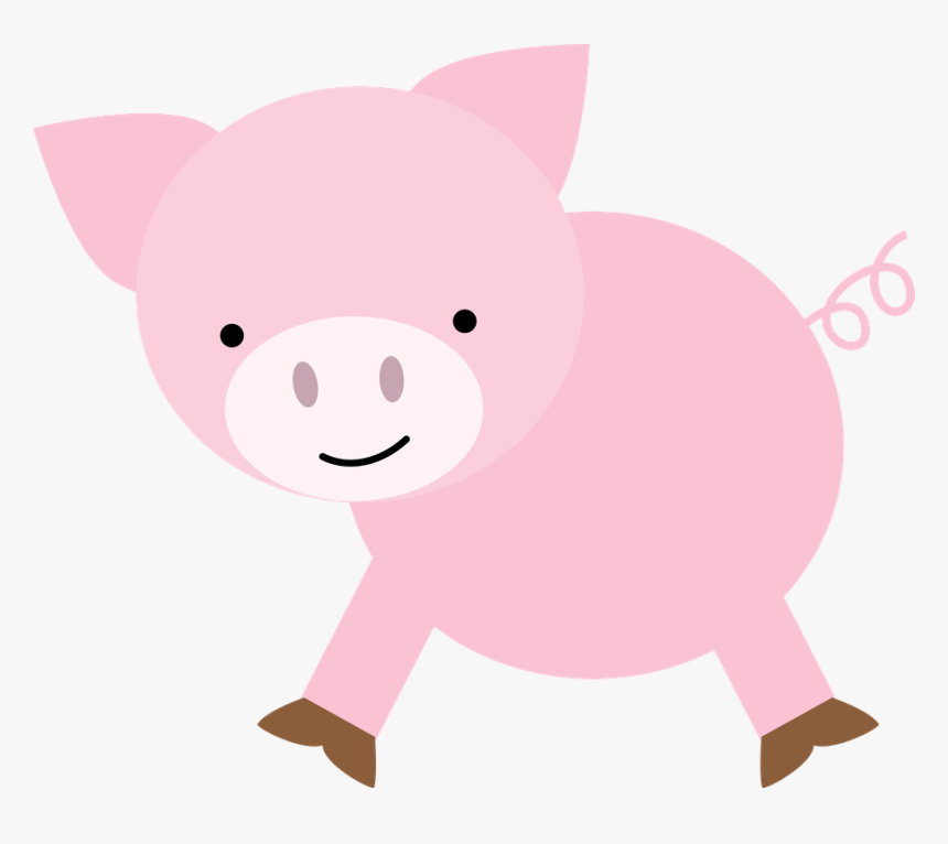 Domestic Pig Clipart , Png Download - Cartoon, Transparent Png ...
