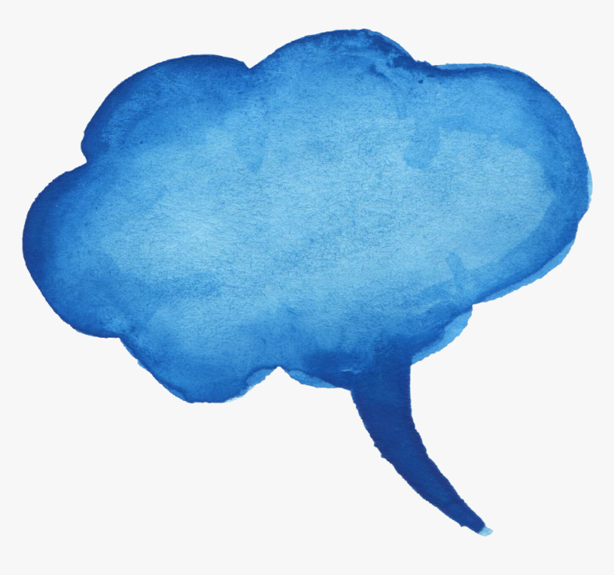 Watercolour Speech Bubble Clipart, HD Png Download , Transparent Png ...