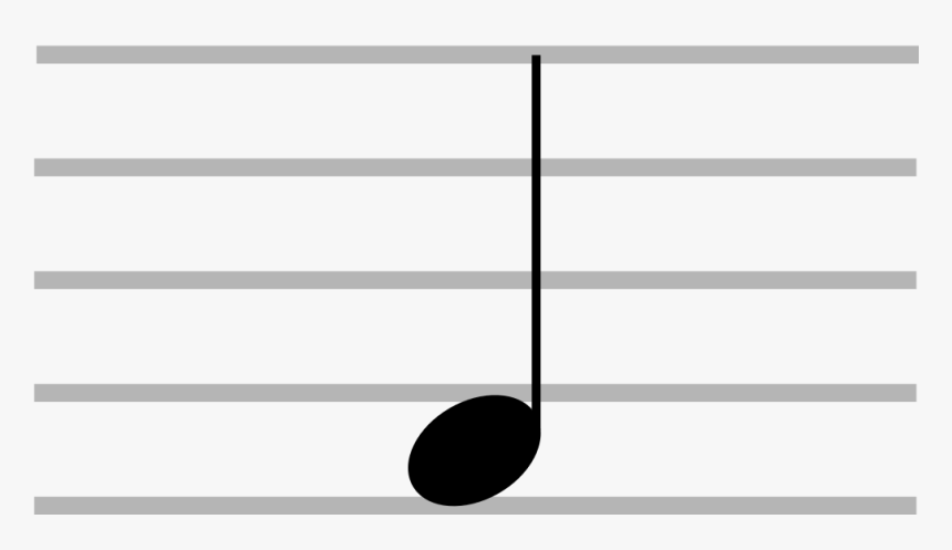 Quarter Note In Music, HD Png Download , Transparent Png Image - PNGitem