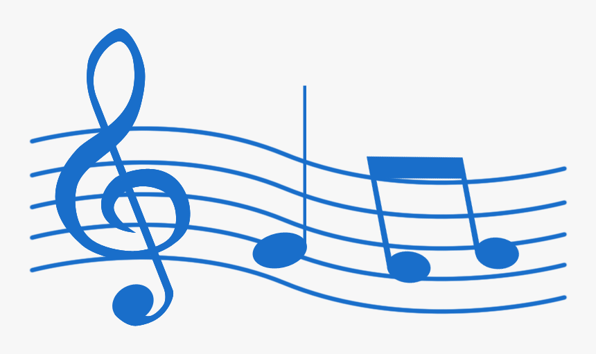 Blue Music Notes Png