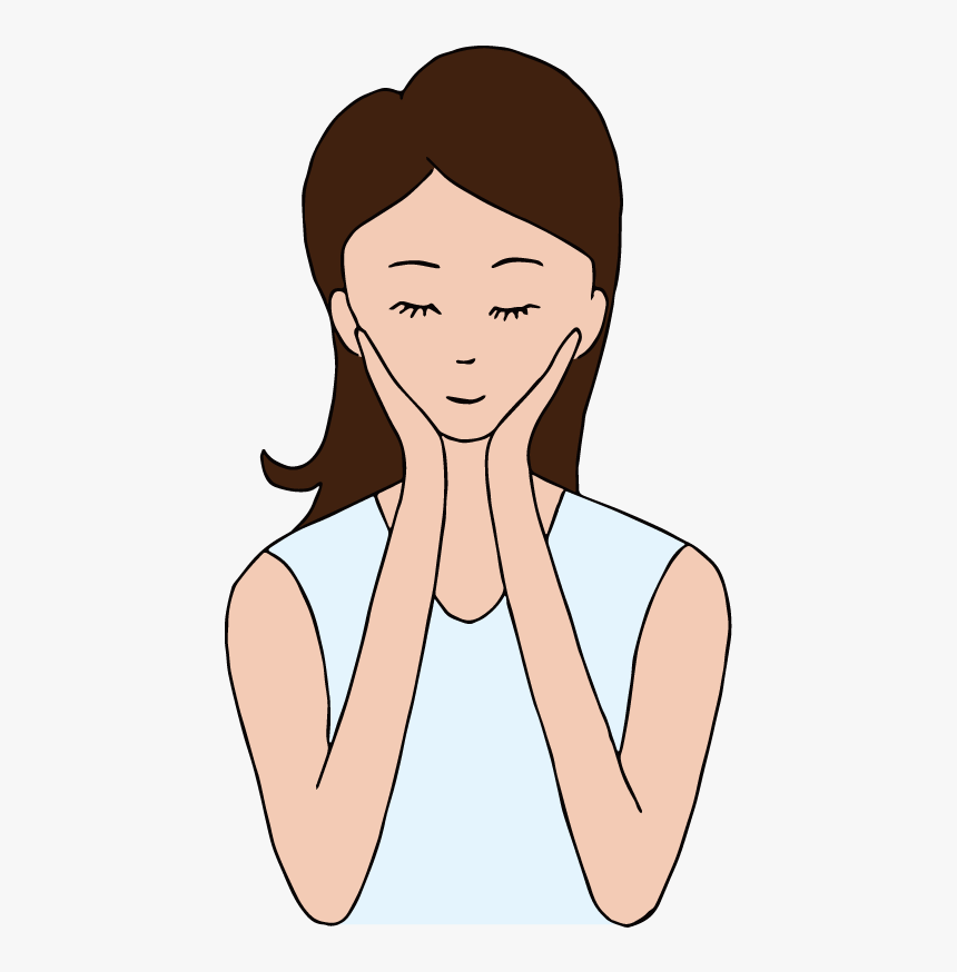 Touching Nose Png - Hands Touching Face Cartoon, Transparent Png ...
