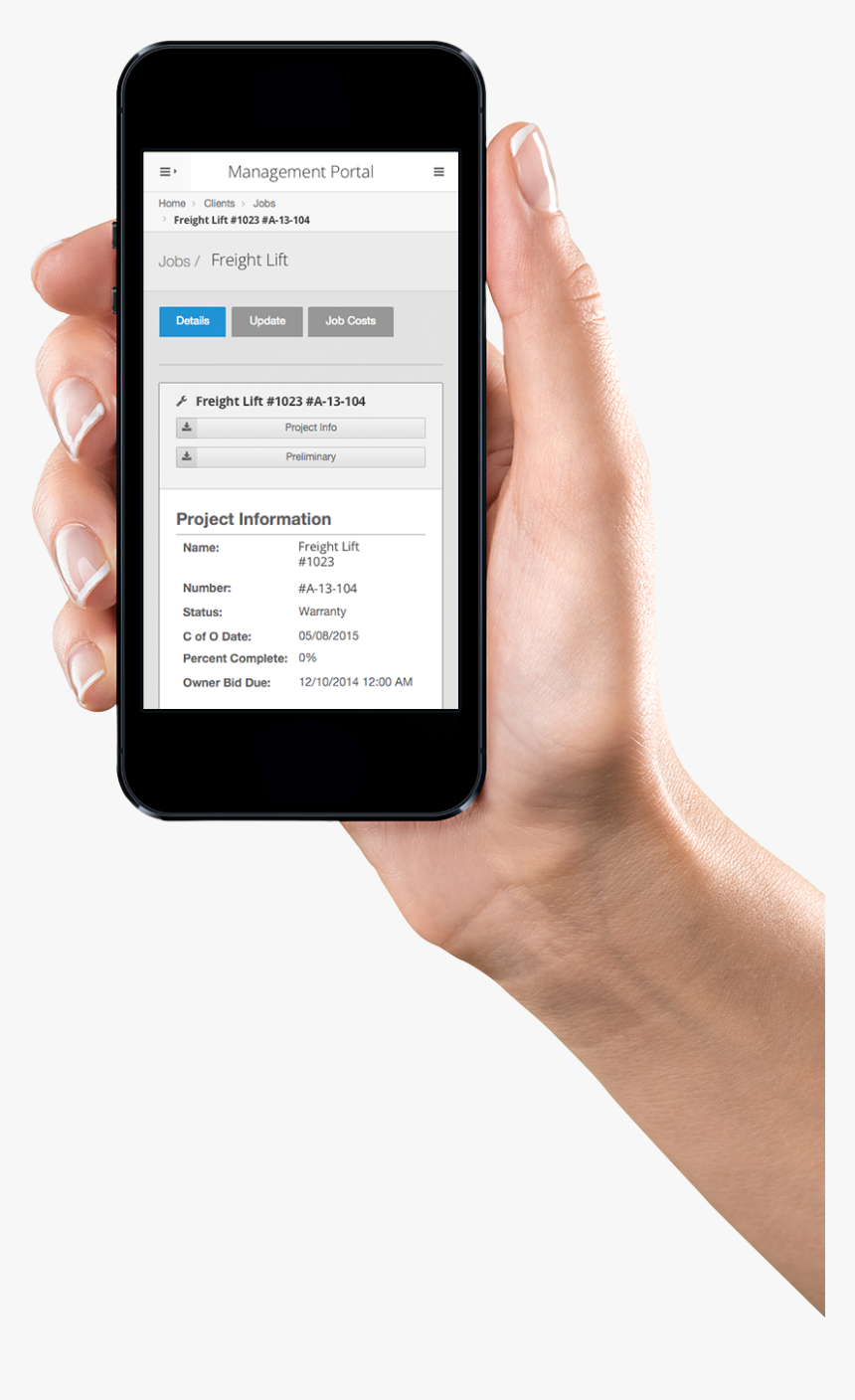 Hand Holding Android Phone Png , Png Download - Female Hand Holding ...