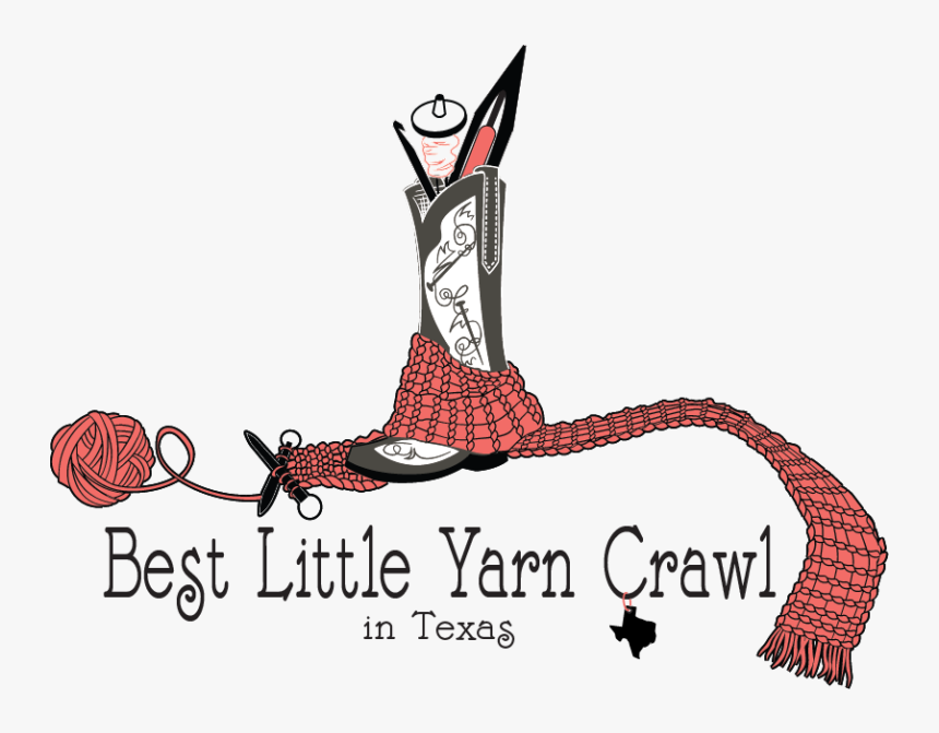 Yarn Crawl Logo 2019 - Best Little Yarn Crawl In Texas, HD Png Download ...