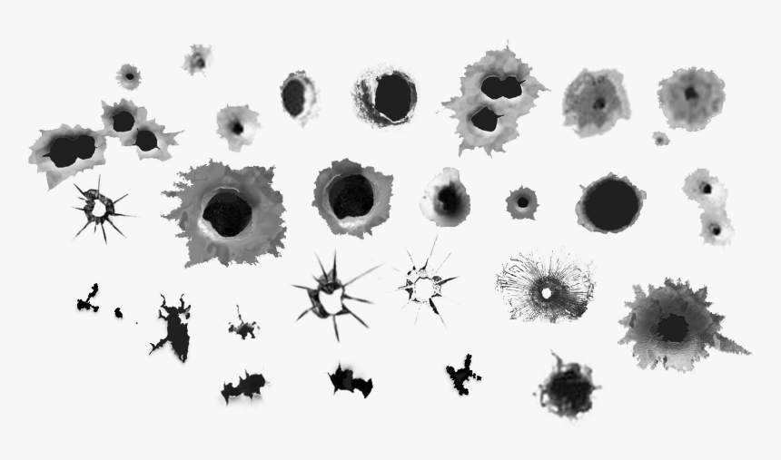 Bullet Hole Stickers - Bullet Holes, HD Png Download , Transparent Png ...
