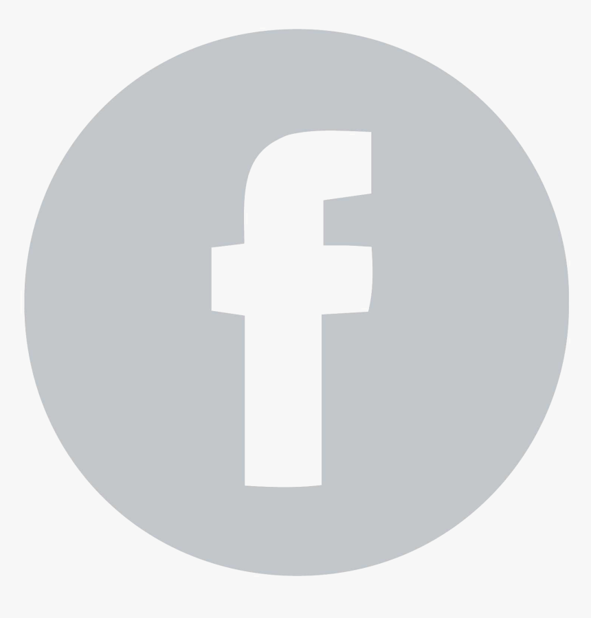 Facebook White Png - Facebook Logo Png Grey, Transparent Png ...