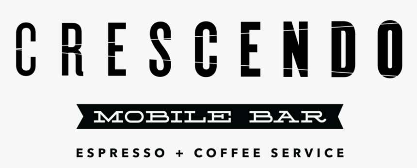 Crescendo Mobile Bar Logo Dark - Black-and-white, HD Png Download ...
