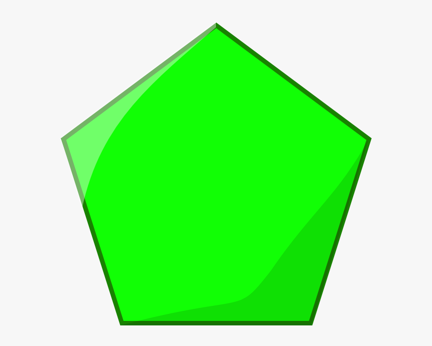 Pentagon Clipart Hexagon - Bfdi Hexagon, HD Png Download , Transparent ...