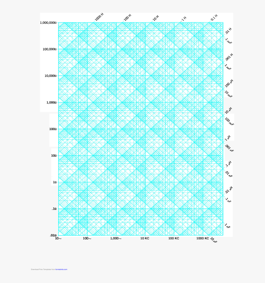 Impedance Graph Paper - Reactance Chart, HD Png Download , Transparent ...