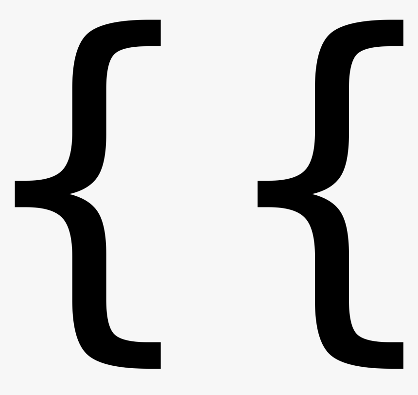 File Double Brackets Icon - Brackets In Text, HD Png Download ...