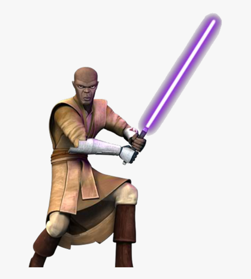#clonewarssaved - Jedi Clone Wars Mace Windu, HD Png Download , Transparent Png Image - PNGitem