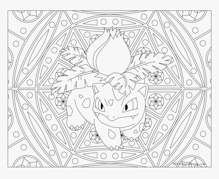 Adult Pokemon Coloring Pages, HD Png Download , Transparent Png Image ...