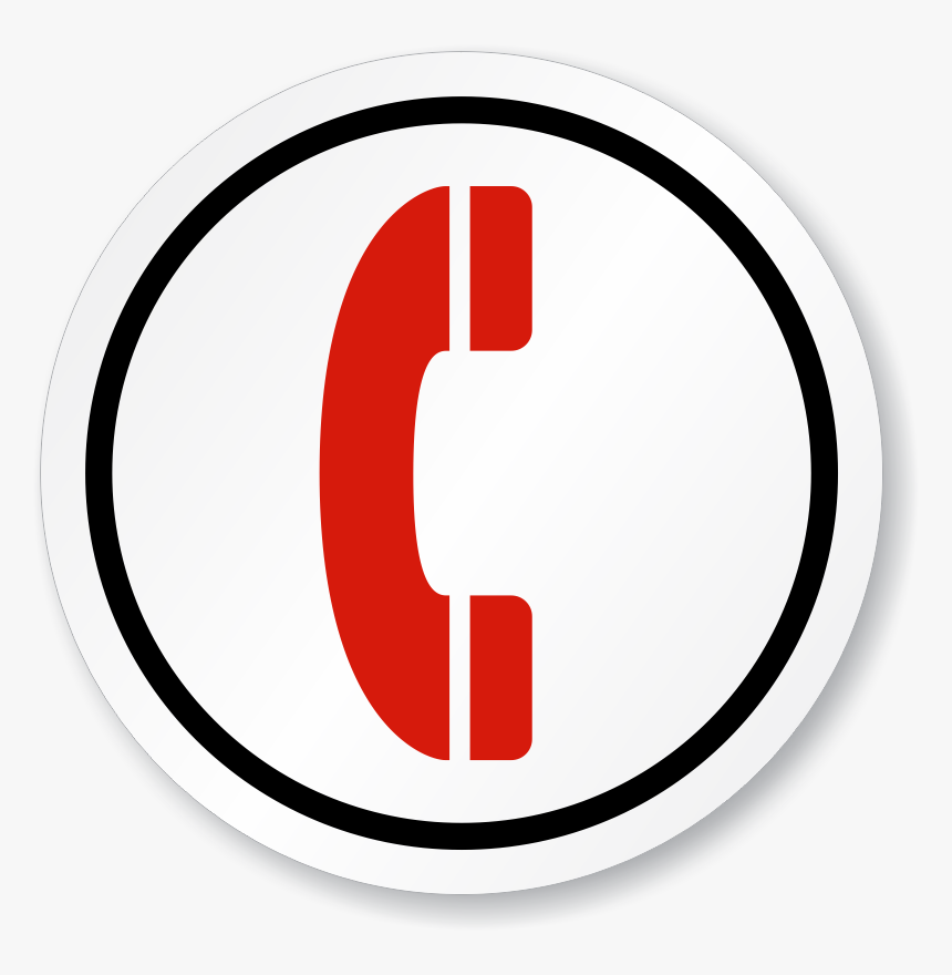 Phone Symbol - Telephone Sign Clipart, HD Png Download , Transparent ...