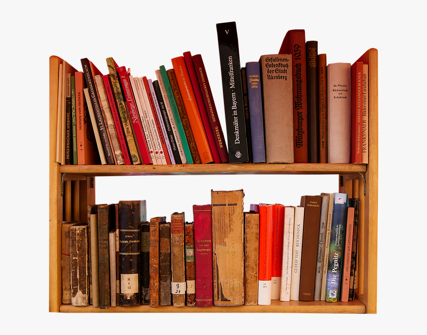 Row Books No Background, HD Png Download , Transparent Png Image - PNGitem