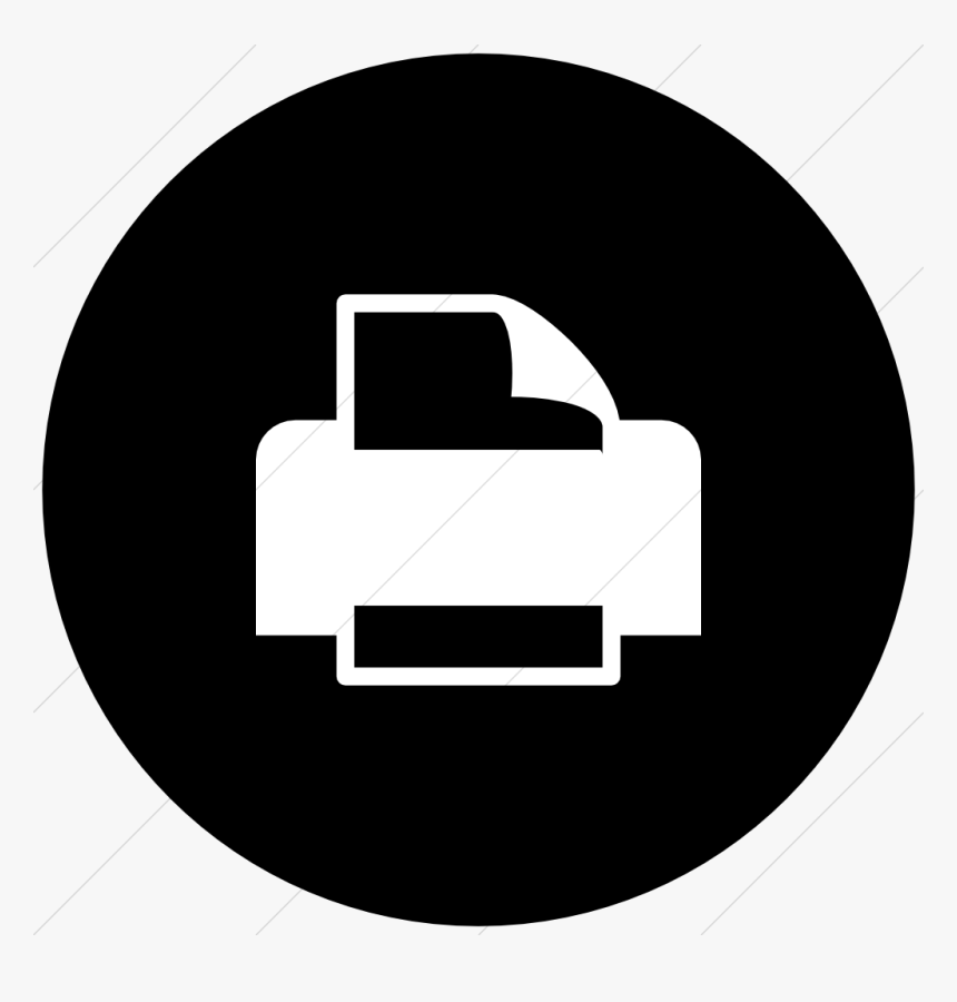 Fax Icon Black And White Circle - Vk Icon, HD Png Download ...