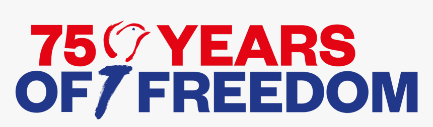 75 Years Of Freedom, HD Png Download , Transparent Png Image - PNGitem