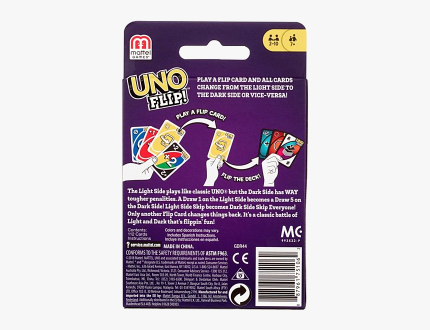 Uno Flip, HD Png Download , Transparent Png Image - PNGitem