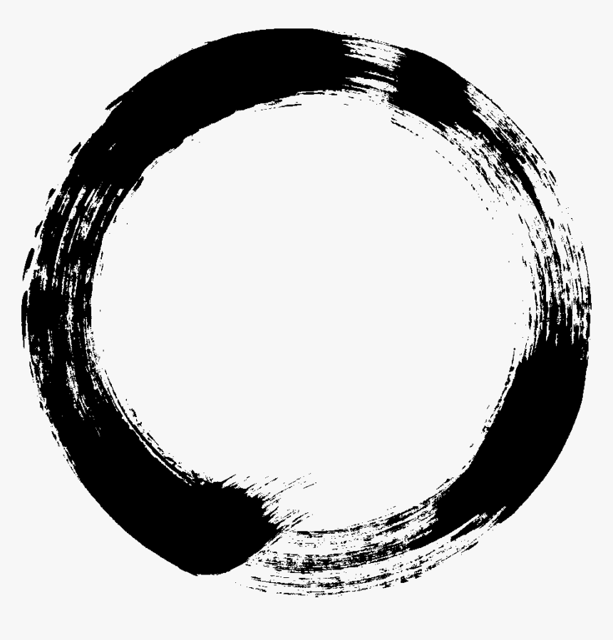 Circle Png - Brush Stroke Enso Circle, Transparent Png , Transparent ...
