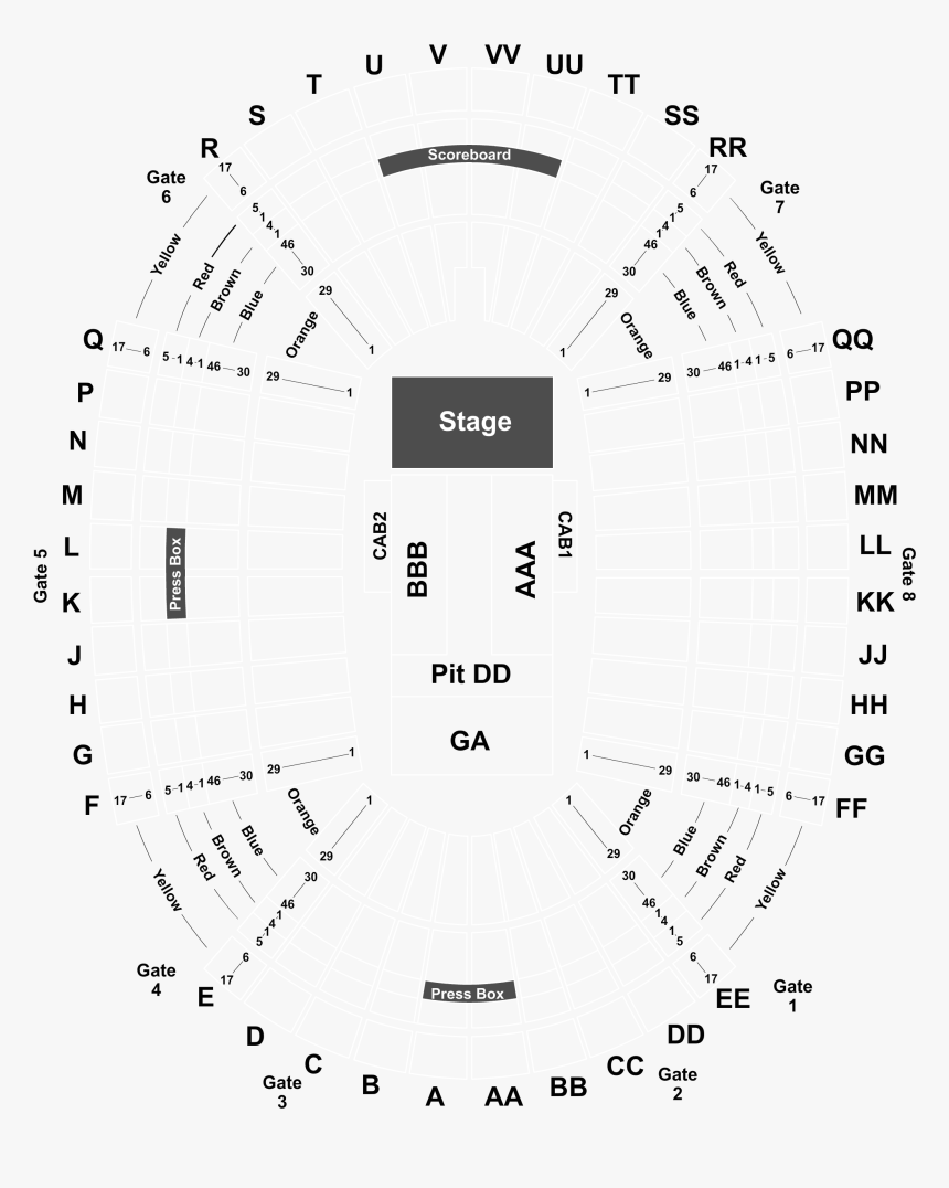 Aloha Stadium Seating Bruno Mars, HD Png Download , Transparent Png ...