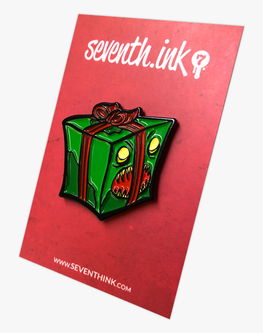 Evil Present Enamel Pin By Seventh - Lapel Pin, HD Png Download ...