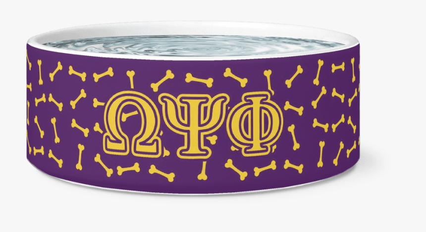 Omega Psi Phi Dog Bowl - Omega Psi Phi, HD Png Download , Transparent ...