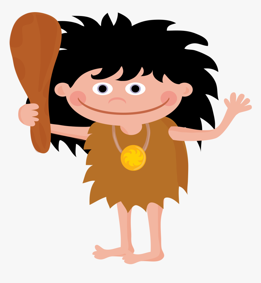 Caveman Clipart Neolithic Person - Personatges Prehistorics, HD Png ...