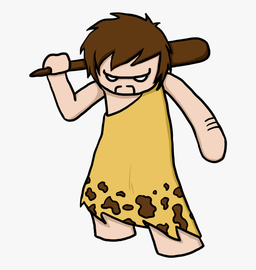 Caveman - Cartoon, HD Png Download , Transparent Png Image - PNGitem