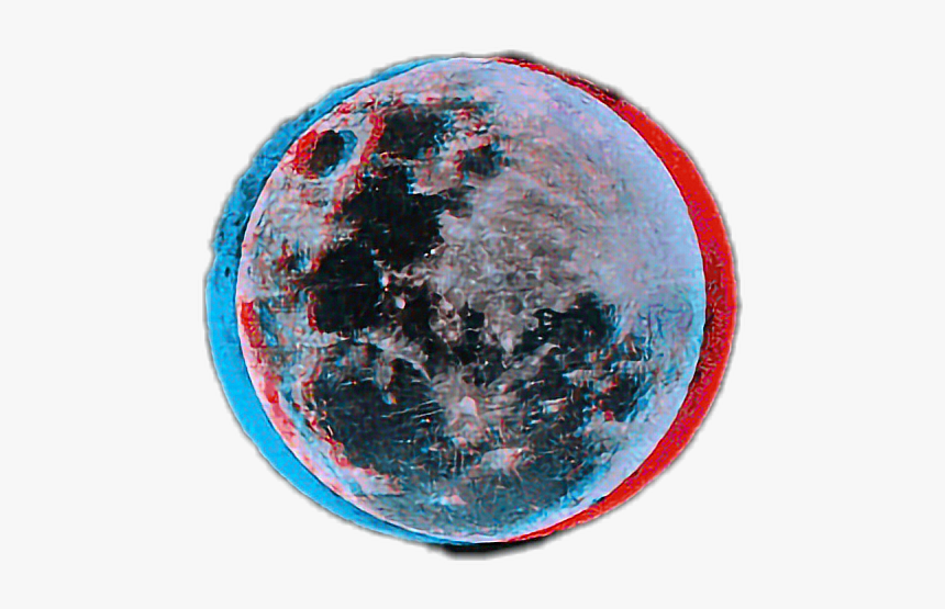 Planet Transparent Vaporwave - Full Moon, HD Png Download , Transparent ...