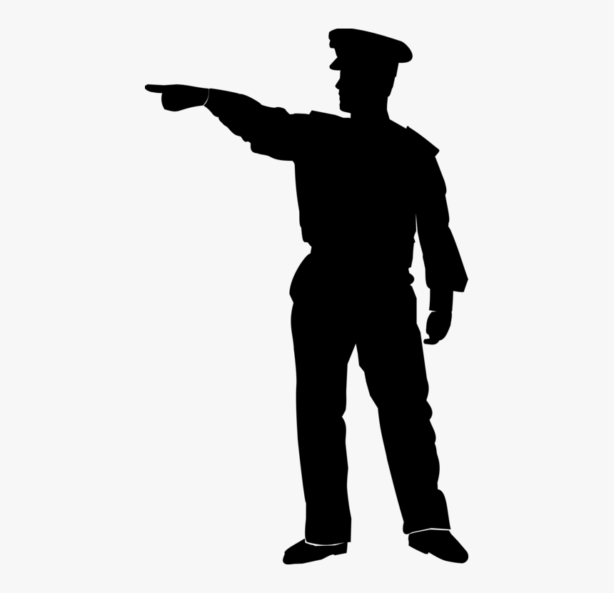 Standing,human Behavior,silhouette - Person Pointing Clipart, HD Png ...